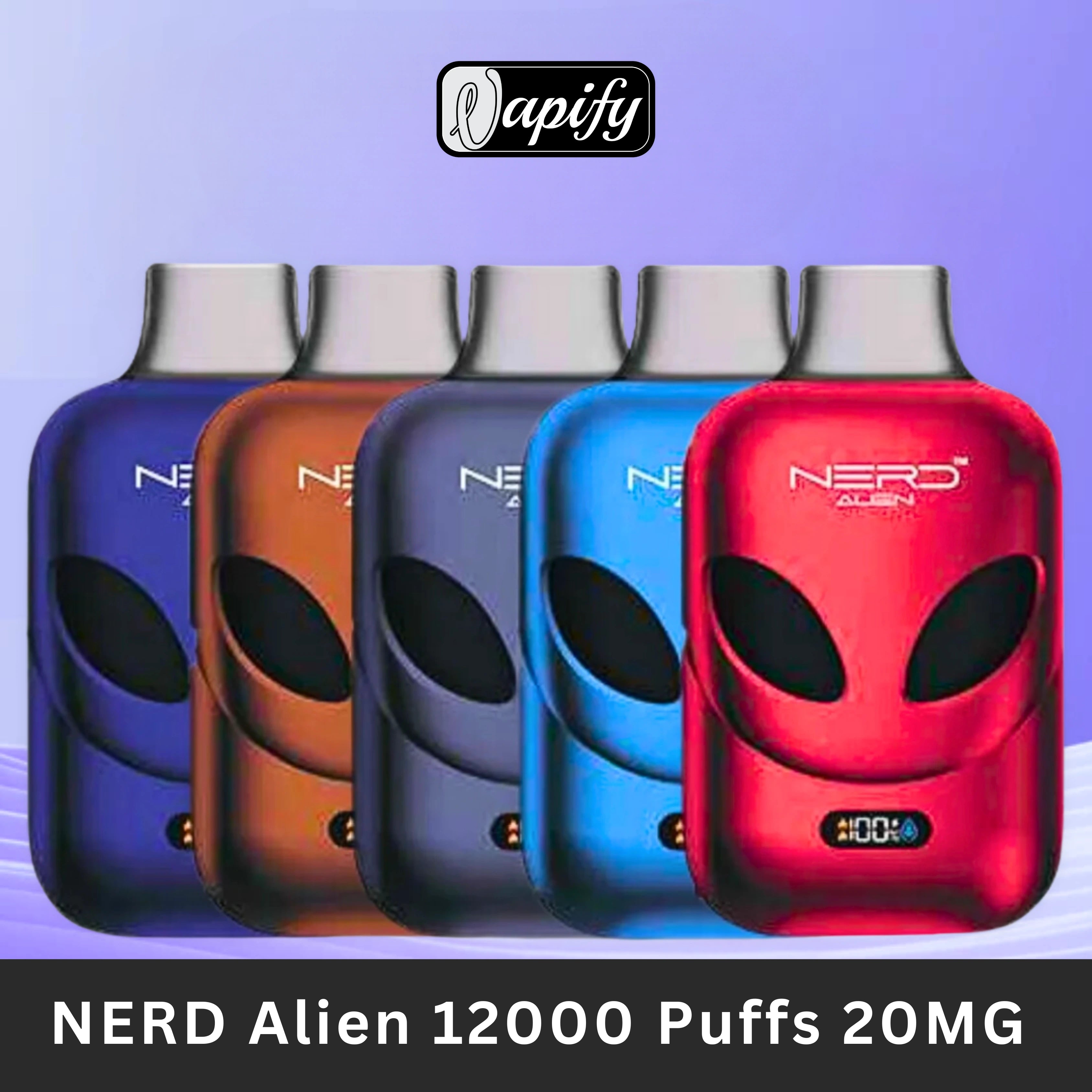 NERD Alien 12000 Puffs 20MG Disposable Vape – Vape Shop Online in Dubai